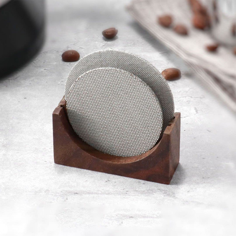 Coffee Lower shower buck screen holder dual wood