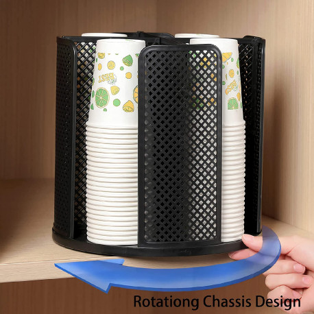 Coffee Cups Base Holder Black Plastic holder Tables Corner Coffee Machine